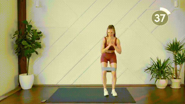 10 Effective GLUTE WORKOUT With Bands (10-Minute Workout)