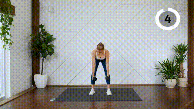 6 Easy DUMBBELL WORKOUT AT HOME (15-Minute Workout)