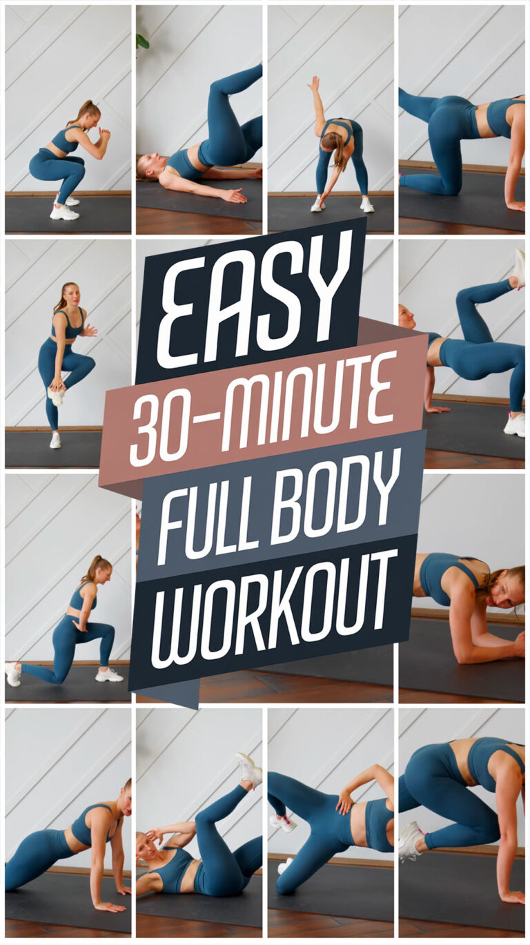 Easy 30-Minute Full Body Workout For Beginners