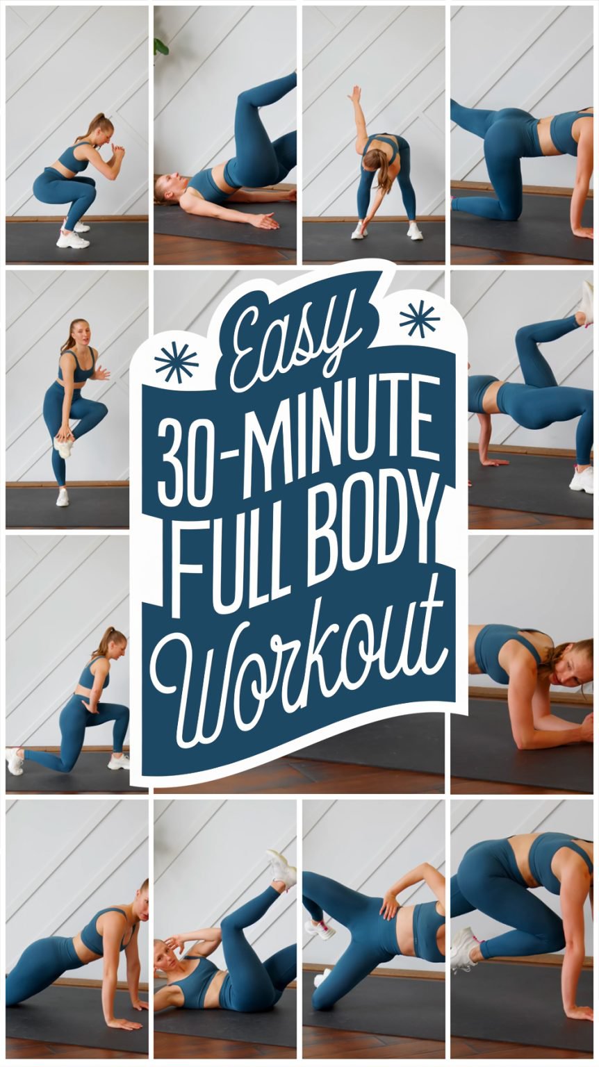Easy 30-Minute Full Body Workout For Beginners