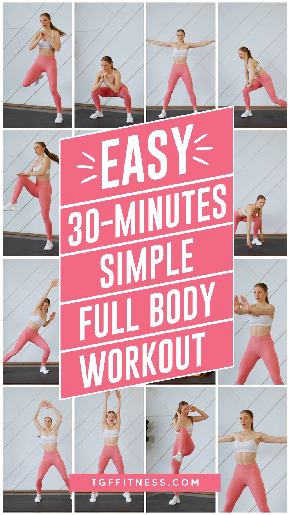 Easy 30-Minute Full Body Workout For Beginners