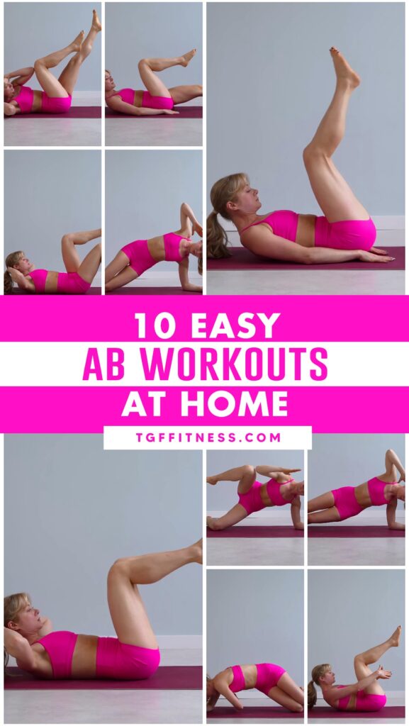 10 Easy Ab Workouts At Home For A Toned Stomach