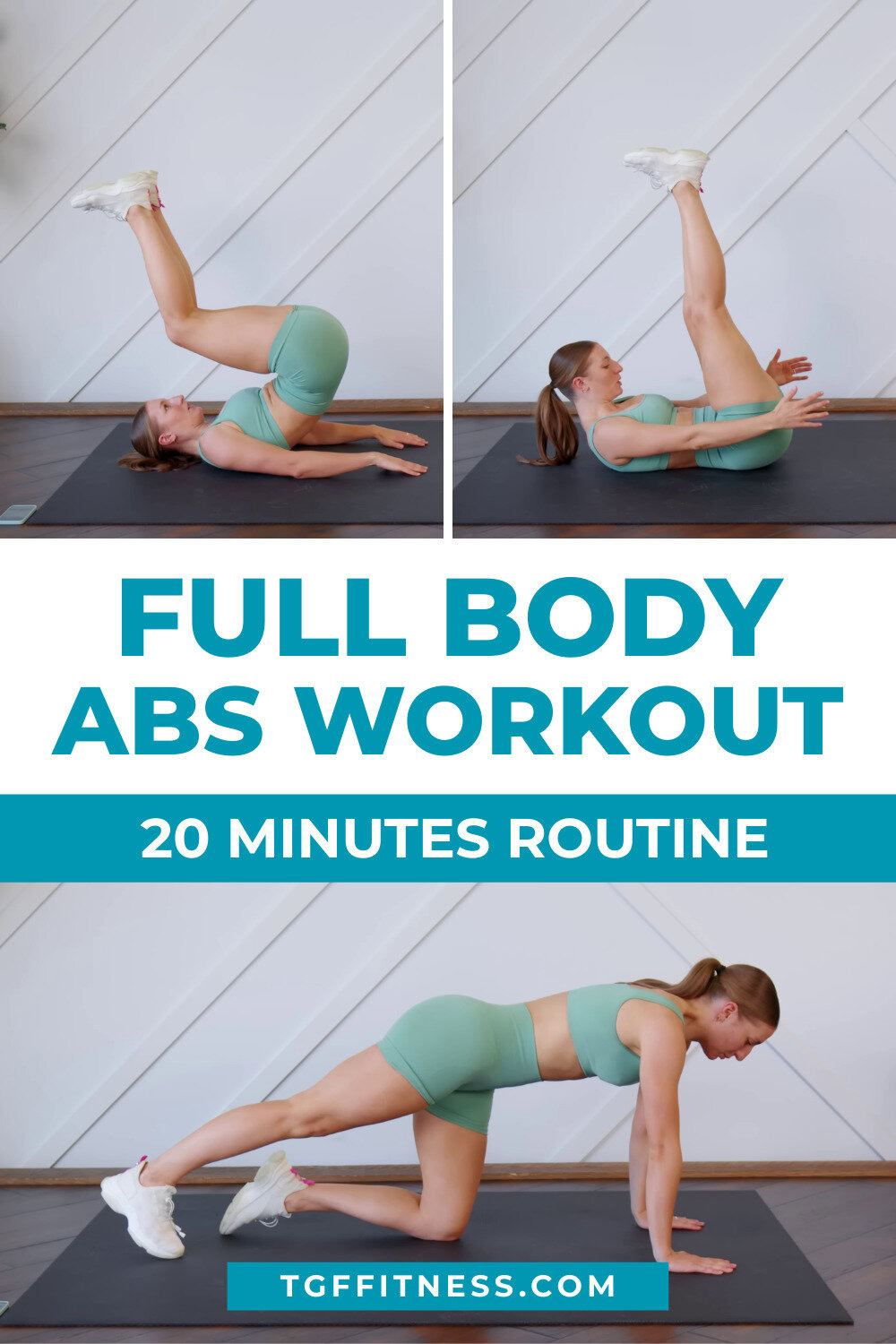Full Body Abs Workout For Women (20 Minutes)
