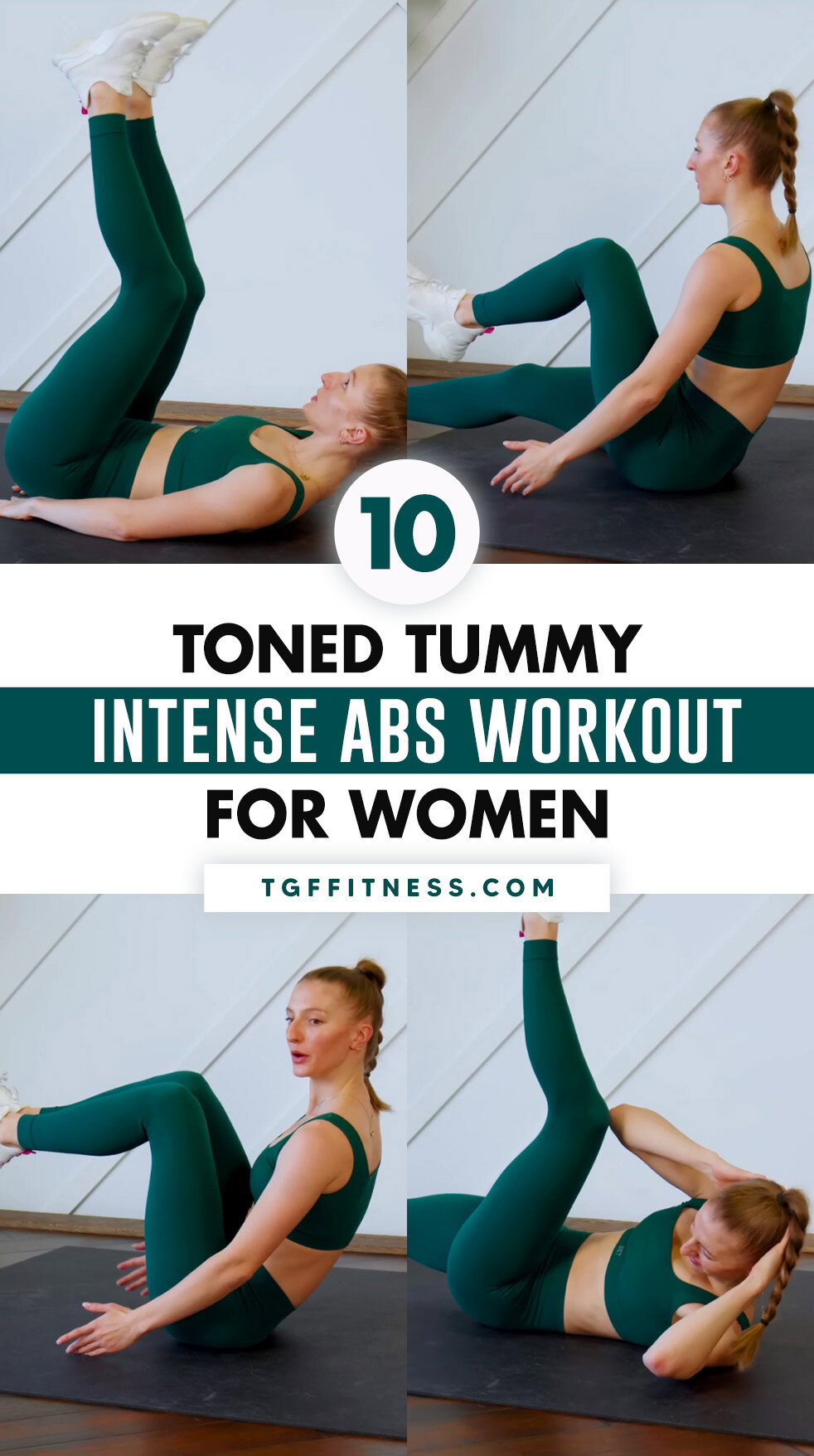 10 INTENSE ABS WORKOUT FOR WOMEN At Home (10-Minute Core Burn)