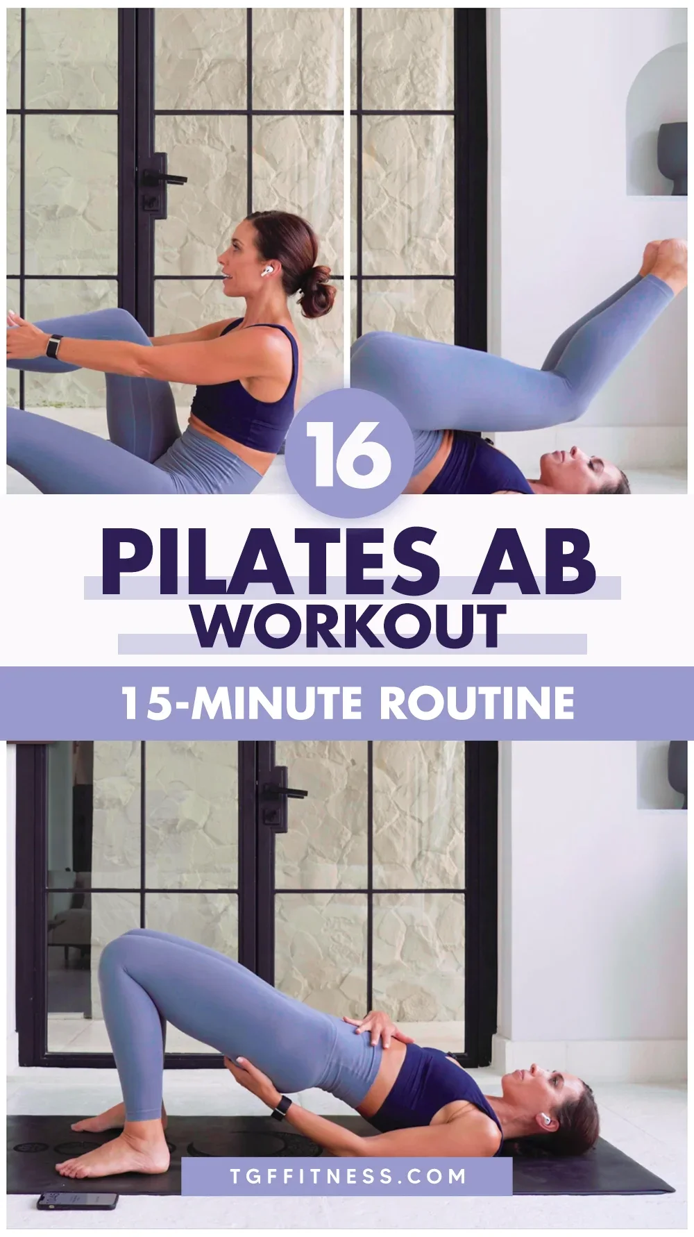 16 Effective PILATES AB WORKOUT Moves For Beginners (15-Minute Routine)