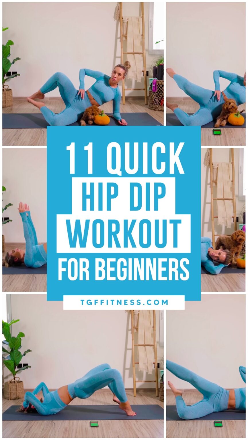 11 Easy HIP DIPS Workout At Home (10 Minutes Hourglass Challenge ...