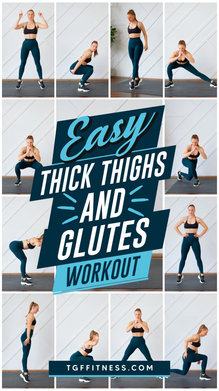 10 Effective THICK THIGHS AND GLUTES WORKOUT For Women (15-Minute Routine)