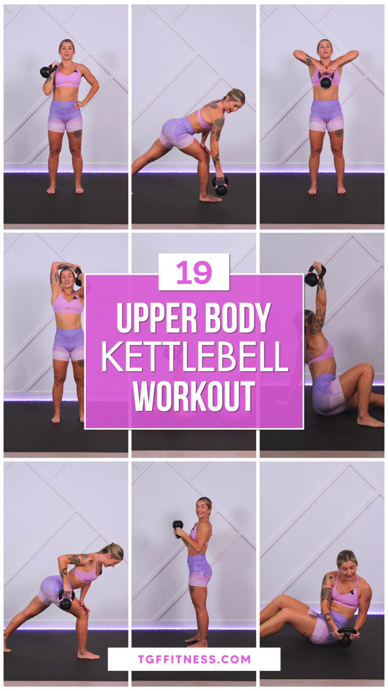 19 Effective UPPER BODY KETTLEBELL WORKOUT For Beginners (20-Minute)